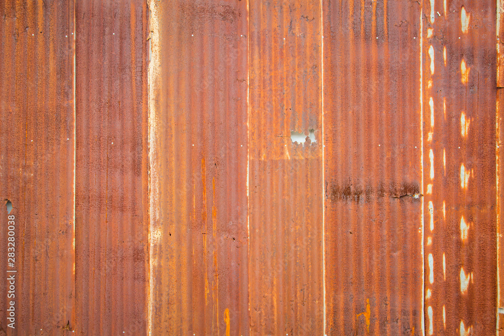 Old Zinc rust texture background, close up to pattern texture vertical ...