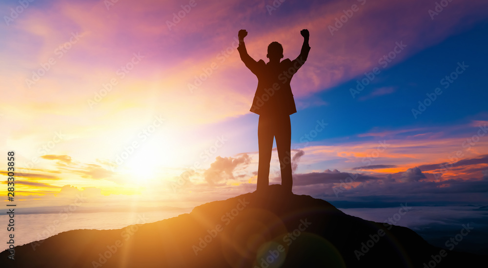 Achievement and Business Goal Success Concept - Creative business ...