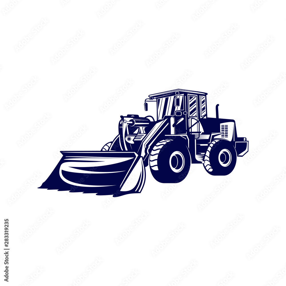 Heavy equipment Logo design Vector. Heavy equipment Logo template ...