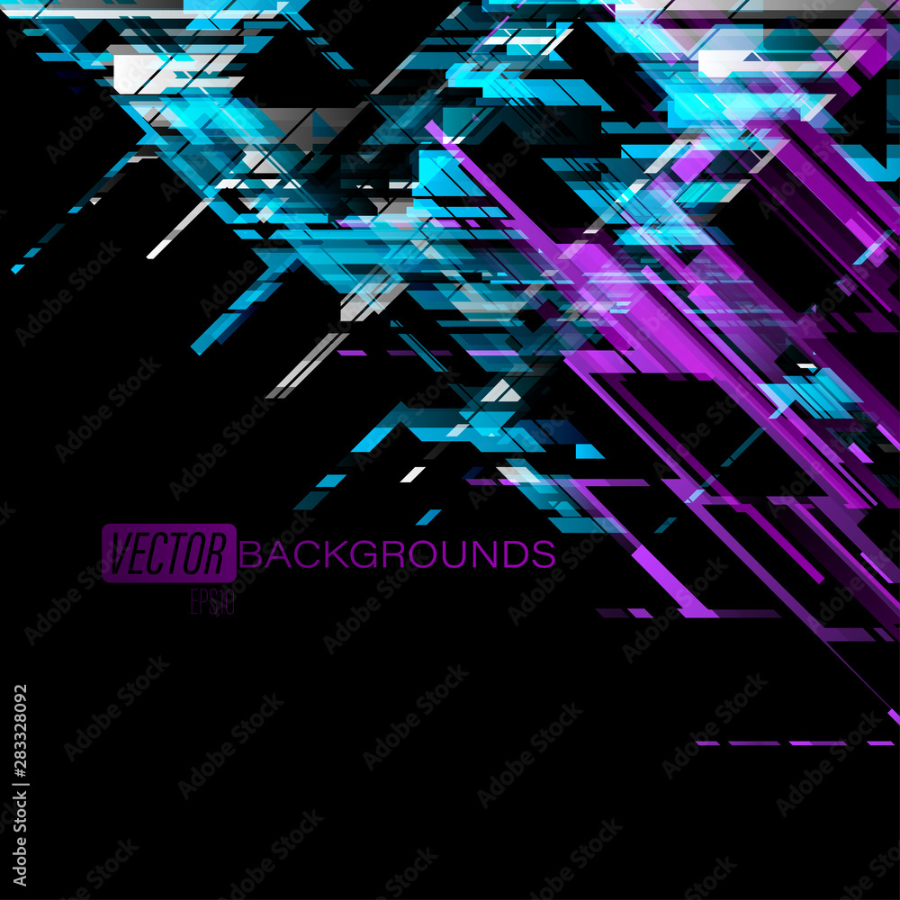 Black Vector Graphics Wallpaper