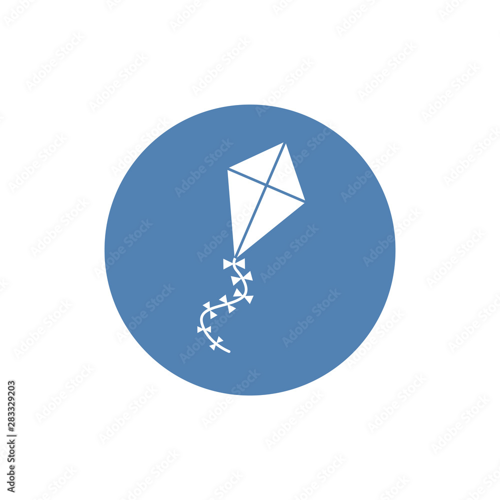 kite icon. Simple element illustration. kite symbol design template ...