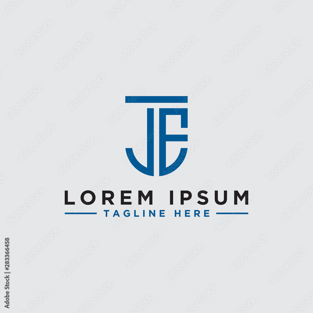 Inspiring company logo designs from the initial letters JE logo icon ...