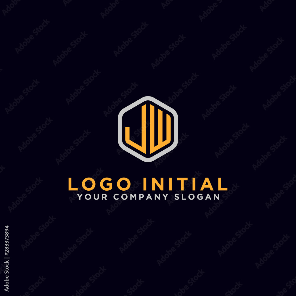 Inspiring company logo design from the initial letters JW logo icon ...
