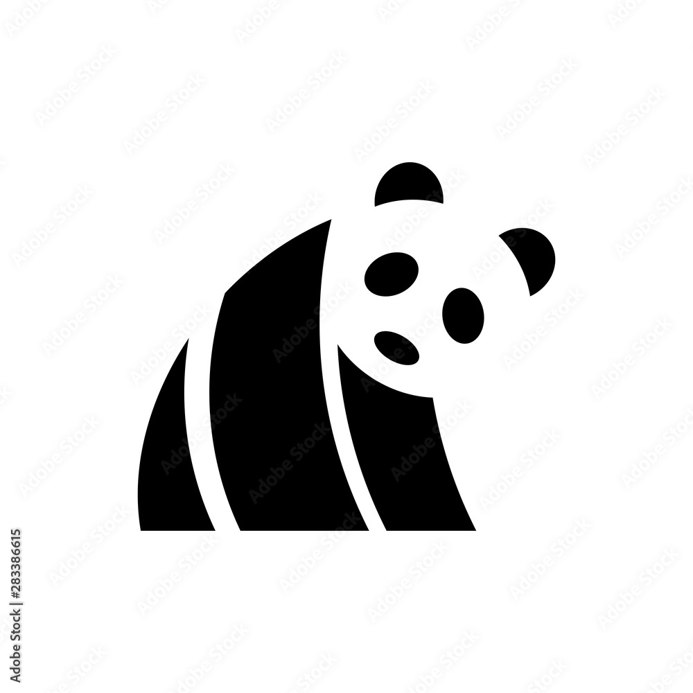 Panda logo. Icon design. Template elements Stock Vector | Adobe Stock