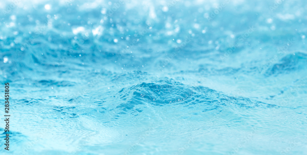 Water surface blue background clean water pond Stock Photo | Adobe Stock