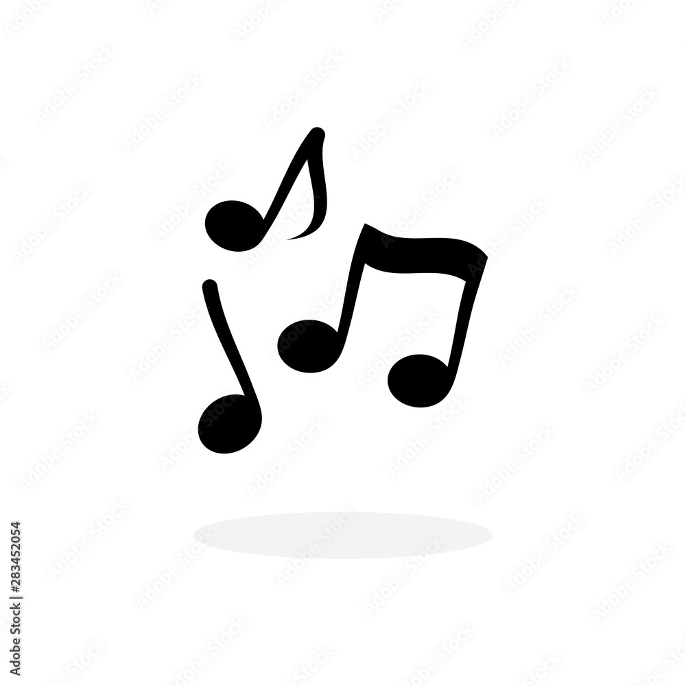 Vetor de note music vector illustration do Stock | Adobe Stock