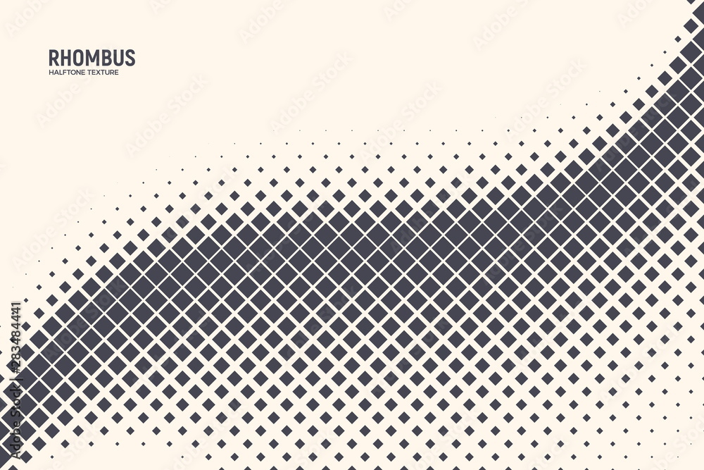 Square Shapes Vector Abstract Geometric Technology Oscillation Wave ...