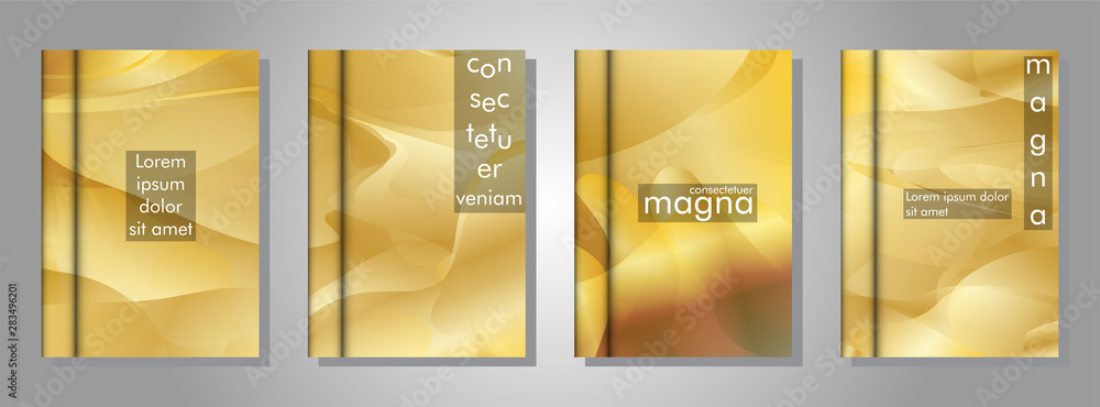 Vector collection of book cover backgrounds. Vector illustration of EPS ...