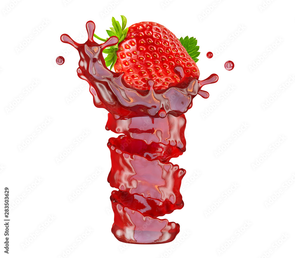 Strawberry Juice Splash