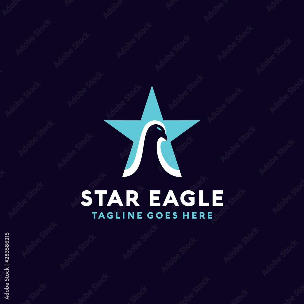 Star Eagle Logo Vector Logo Design Template. American and America Icon ...