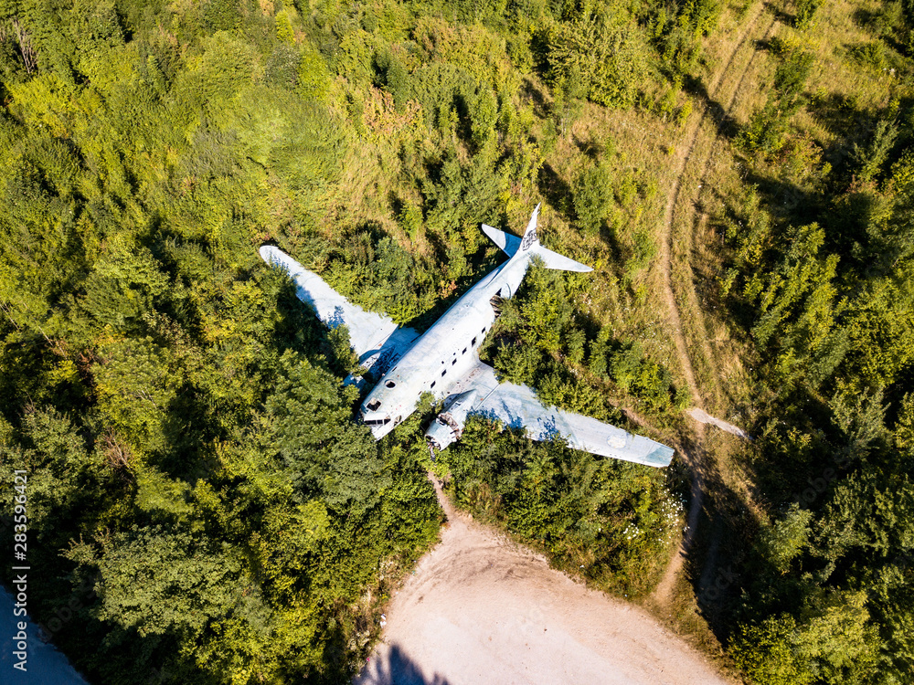 Abandoned Željava ( Zeljava) Air Base, situated on the Croatian Bosnian ...