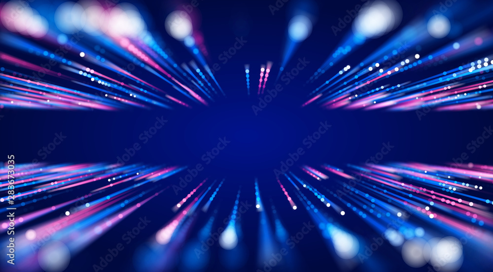 Speed connection vector background. Database fast data transfer ...