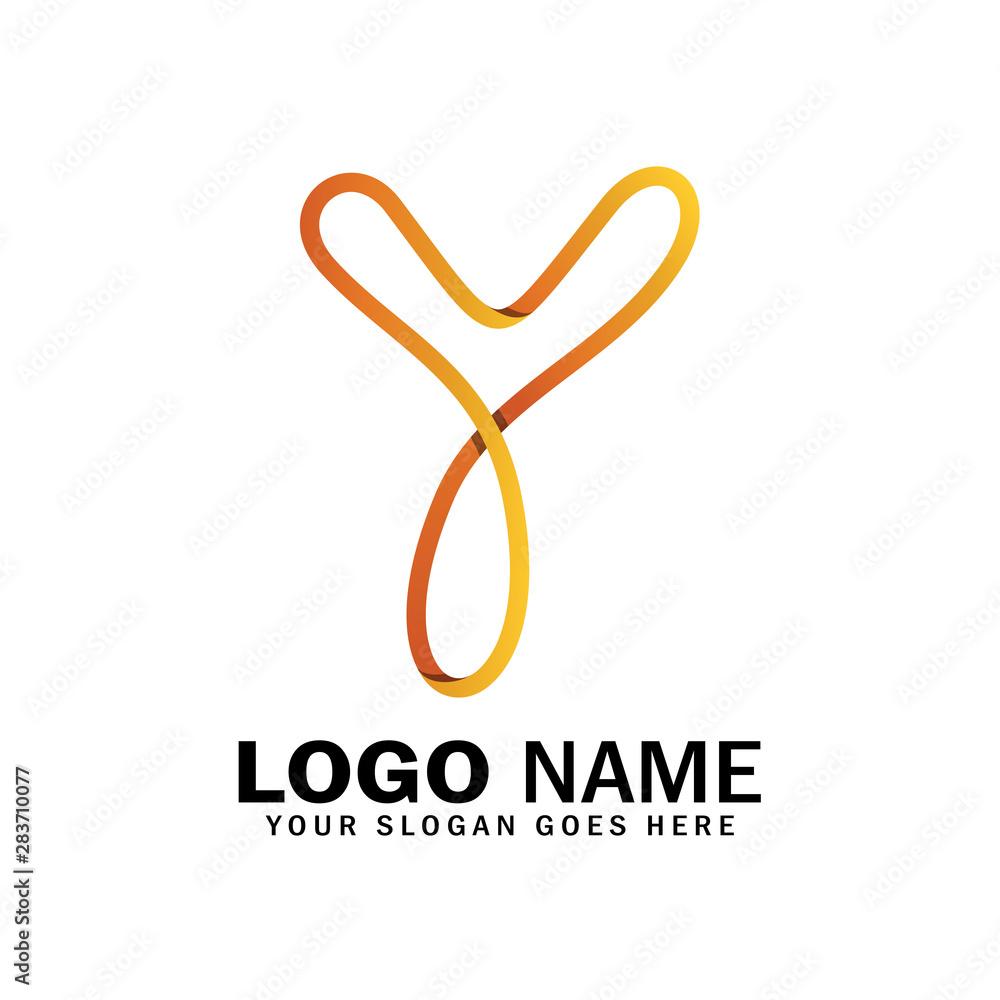 Letter Y infinity logo template. Infinity, endless, unlimited symbol ...