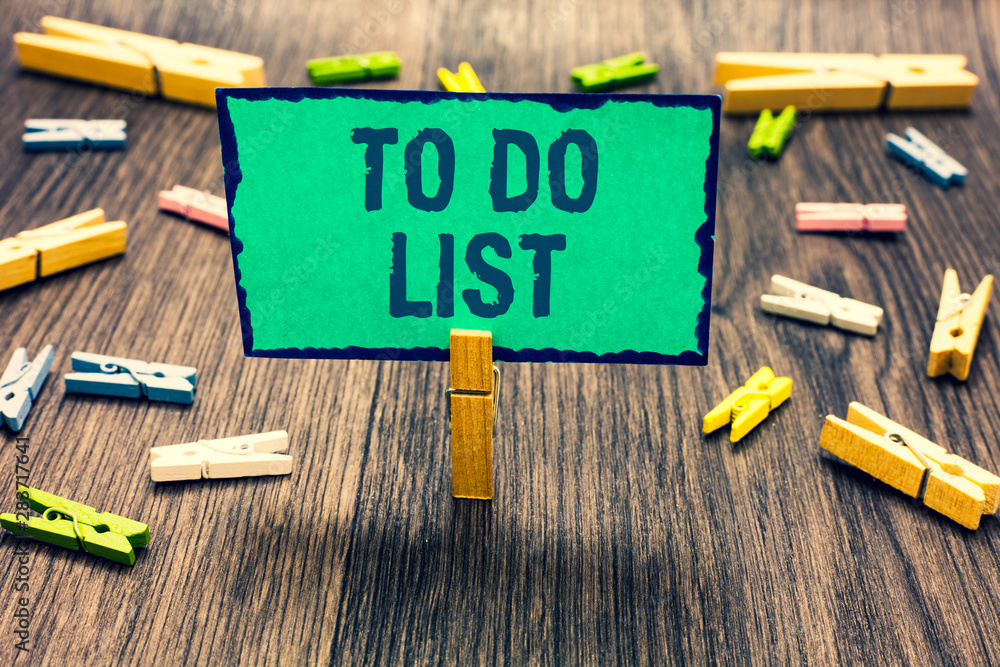 Word writing text To Do List. Business concept for A structure that ...
