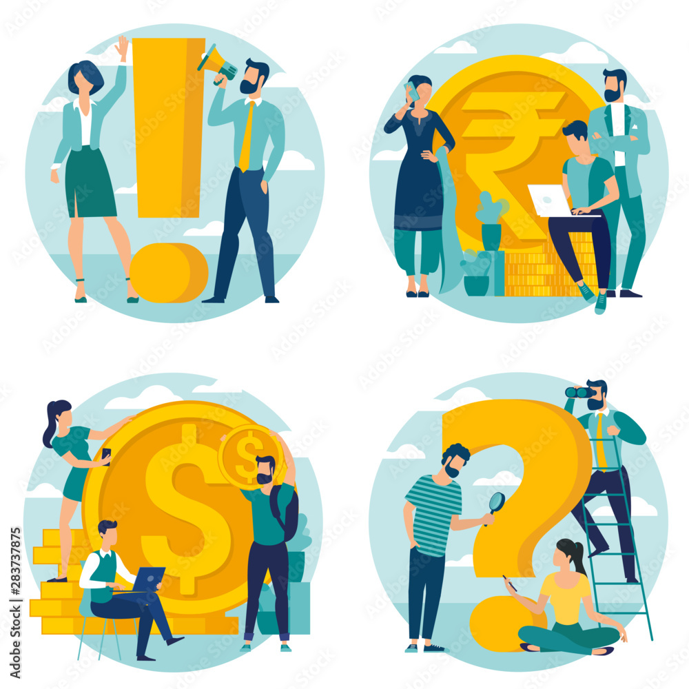 Exclamation and question mark. Stock Vector | Adobe Stock