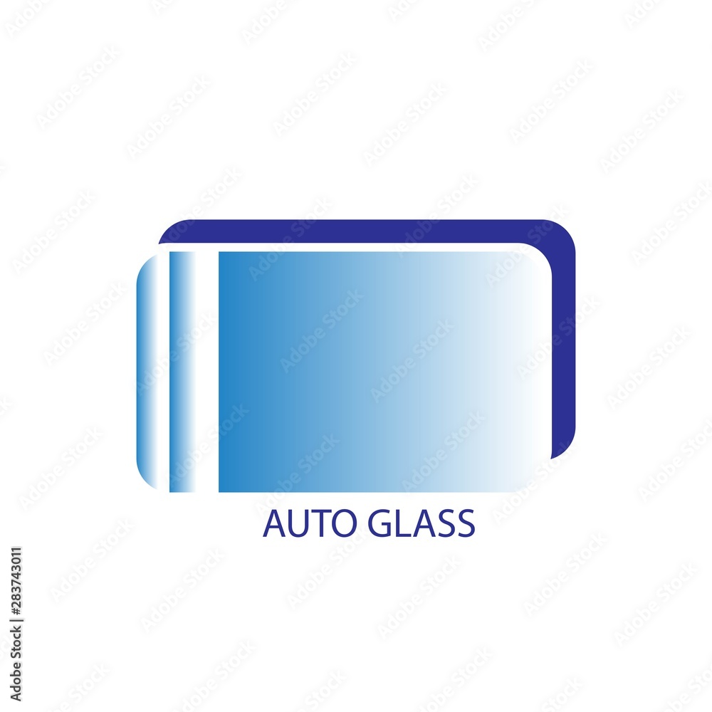 auto glass logo vector Stock Vector | Adobe Stock