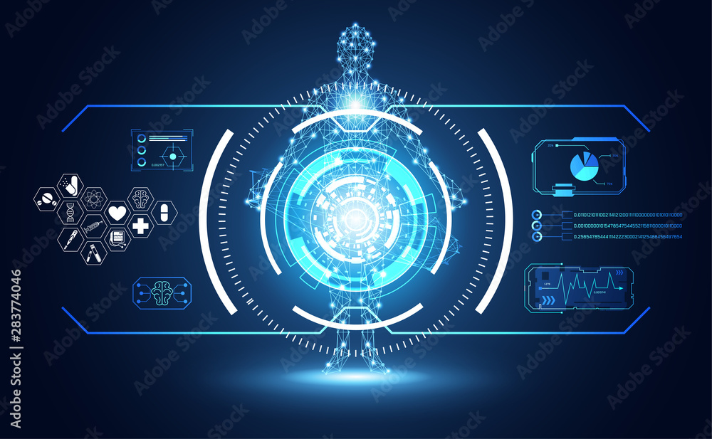 abstract technology ui futuristic concept hud interface hologram ...