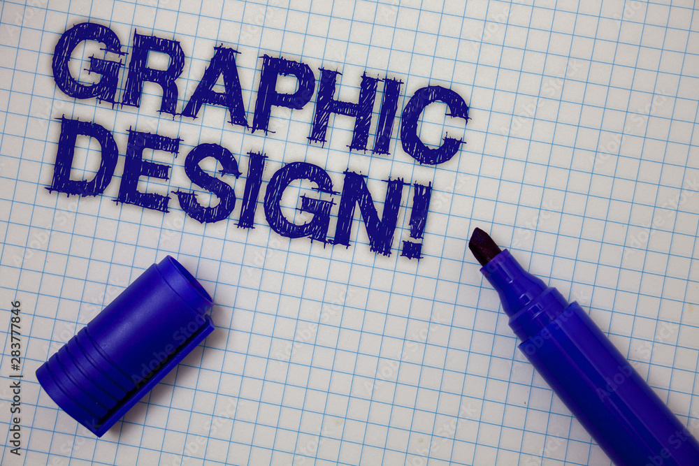 Handwriting text Graphic Design Motivational Call. Concept meaning Art ...