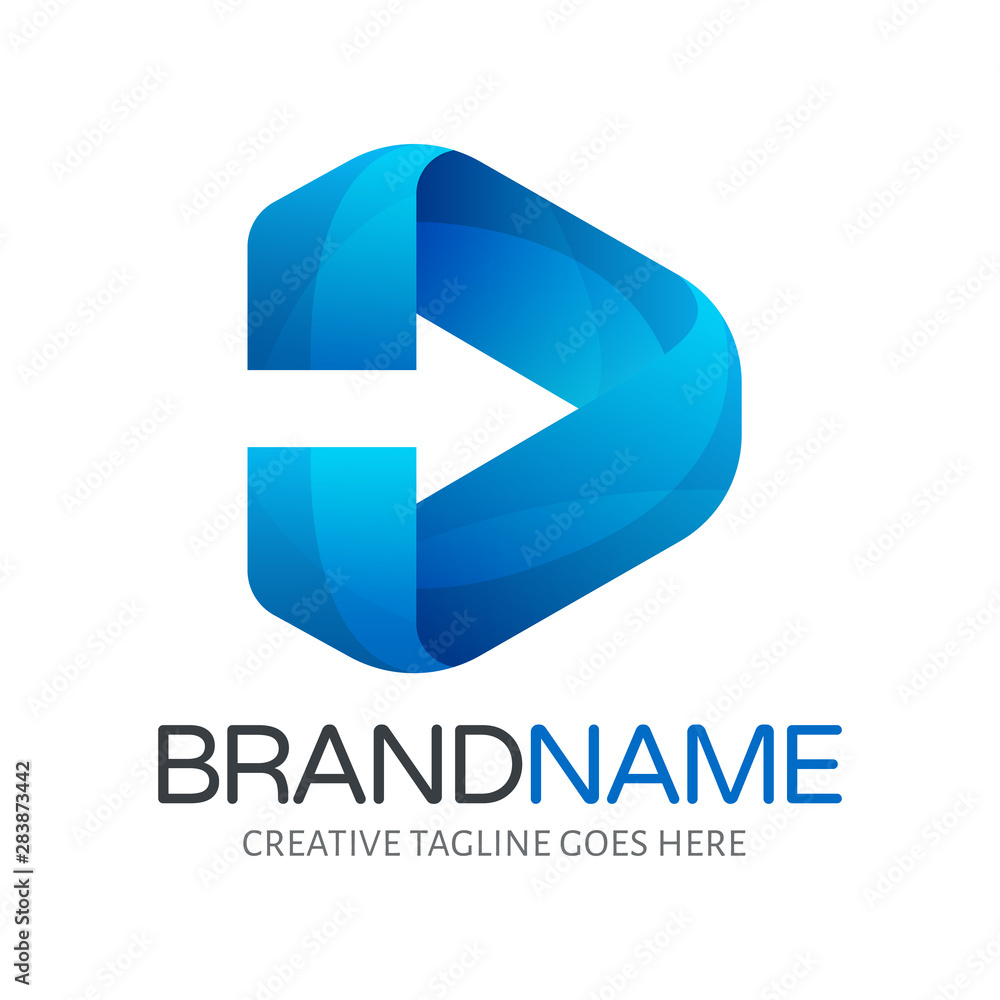 Moving Forward Logo suitable for button, icon, corporate identity and ...