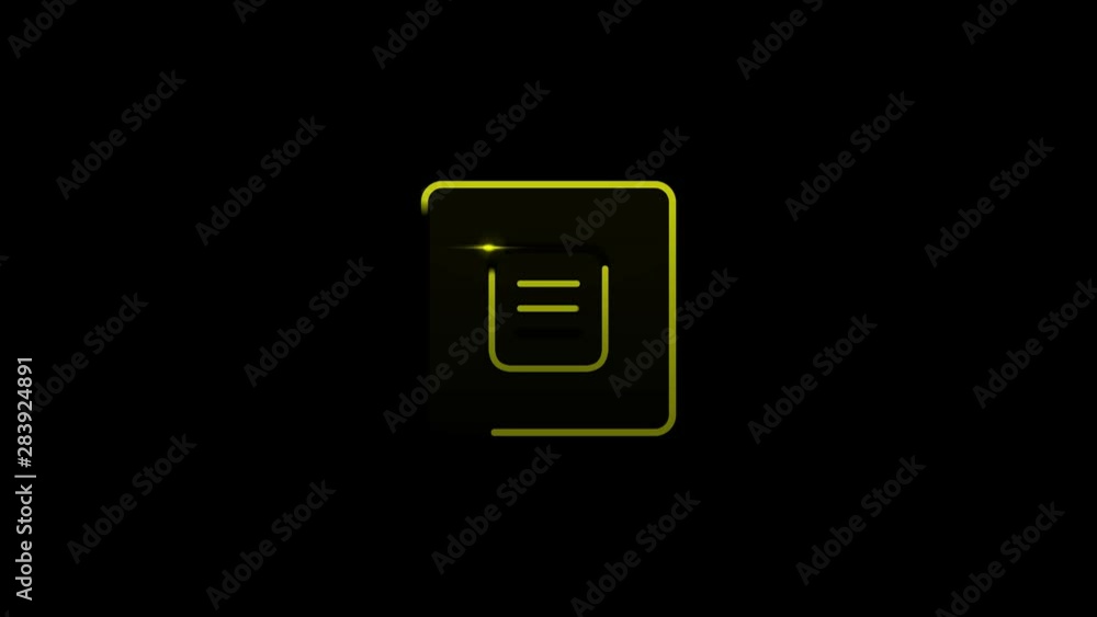 Vidéo Stock Cartoon flat animation of UI element available in 4K FullHD ...