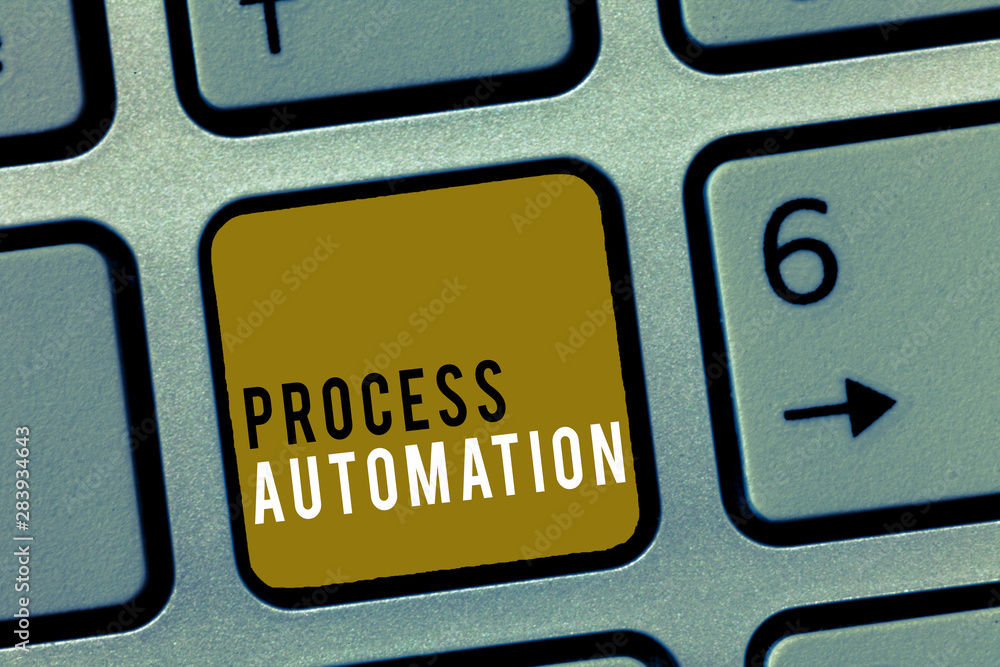 Word writing text Process Automation. Business concept for ...