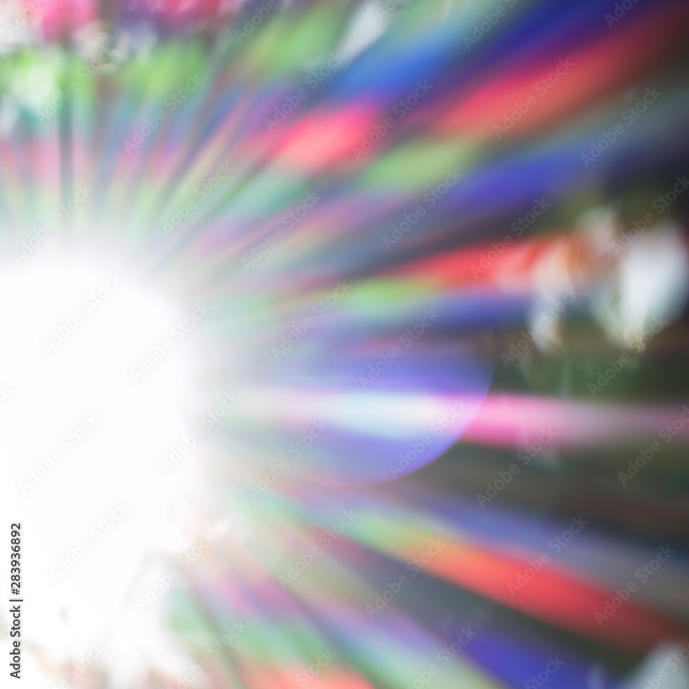 Sparkling and natural sunlight with beautiful color ranges. The beams ...