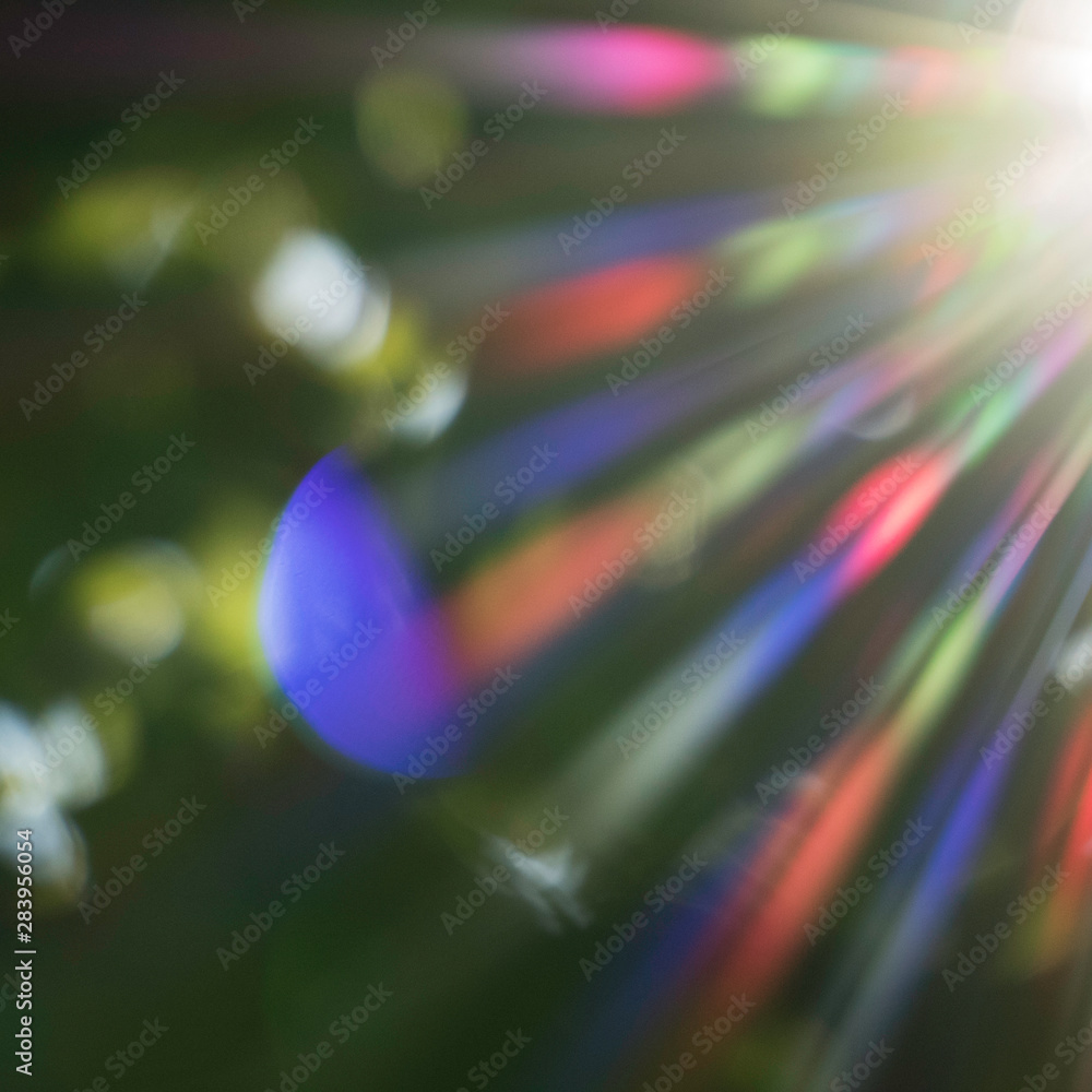 Abstract and natural wallpaper or background with the rays of light ...