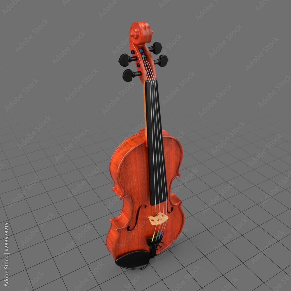 Violin Stock 3D asset | Adobe Stock