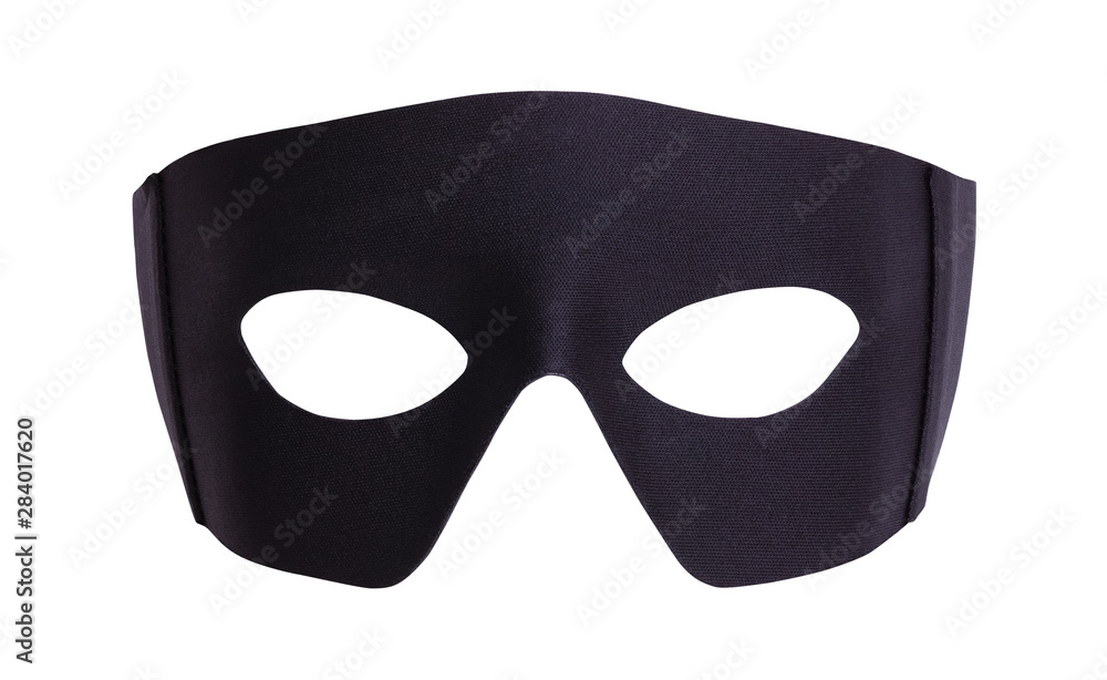 Black Fabric Mask Stock Photo | Adobe Stock