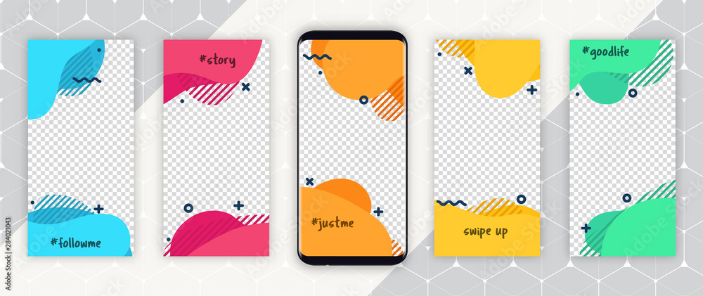 Story template for social media - editable story cover design for ...