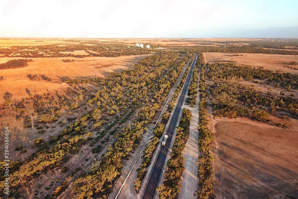 Remote agricultural land in Australian wilderness Stock Photo | Adobe Stock