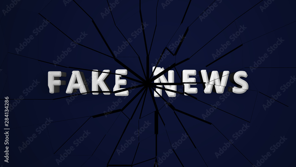 fake news animated script that breaks, animation Stock Illustration ...