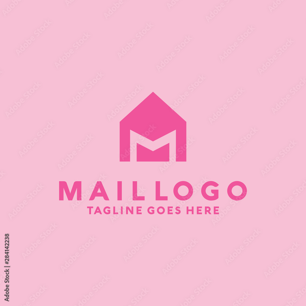 Letter M For Mail Logo Vector Logo Design Template. Email and MailBox ...
