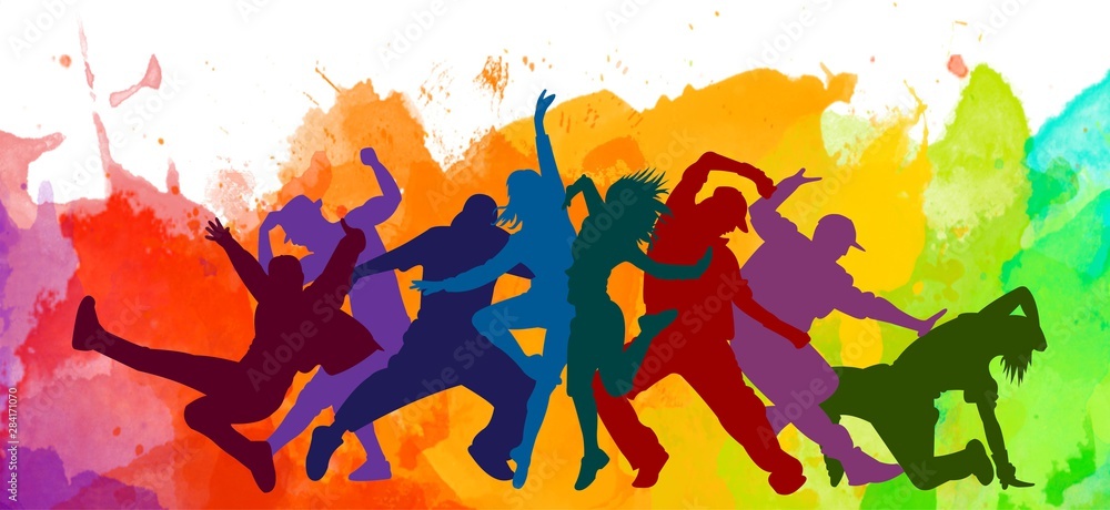 Colourful Dance Backgrounds