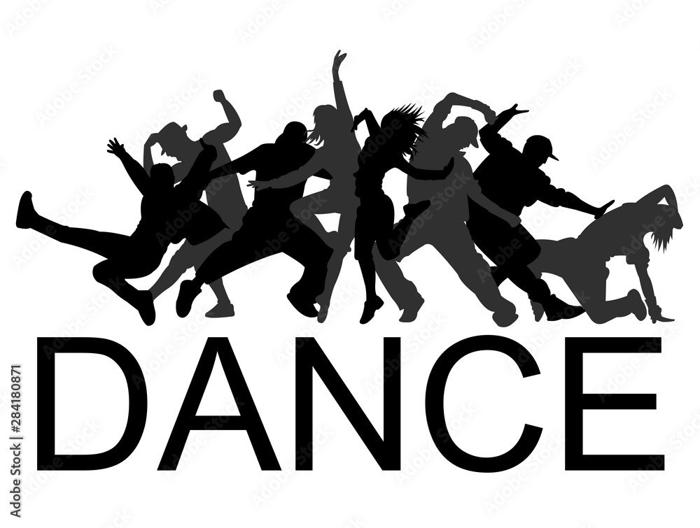 Group Dance Vector