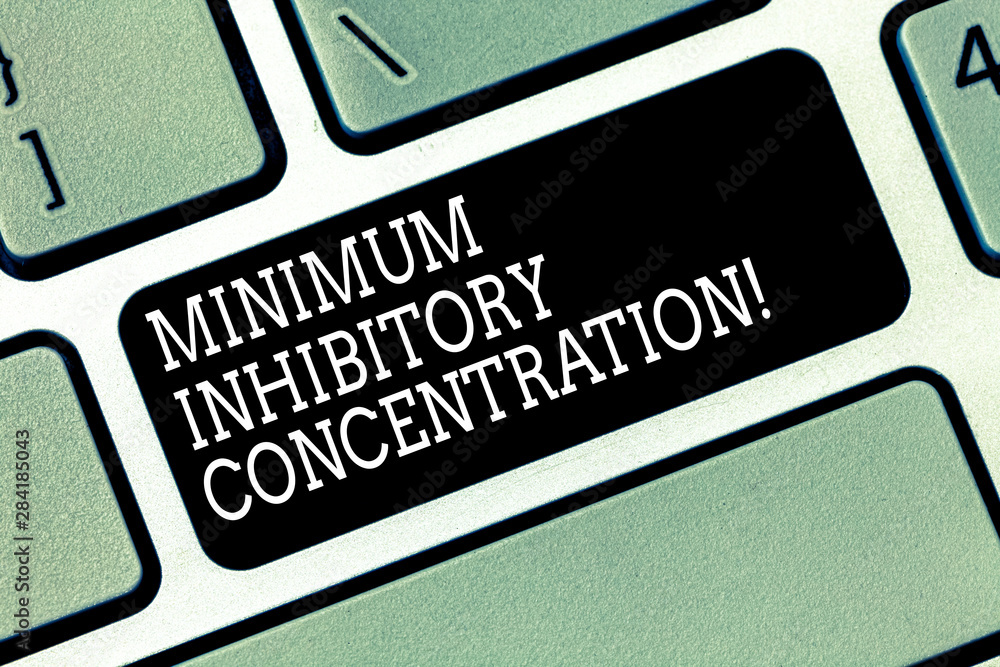 Word writing text Minimum Inhibitory Concentration. Business concept ...