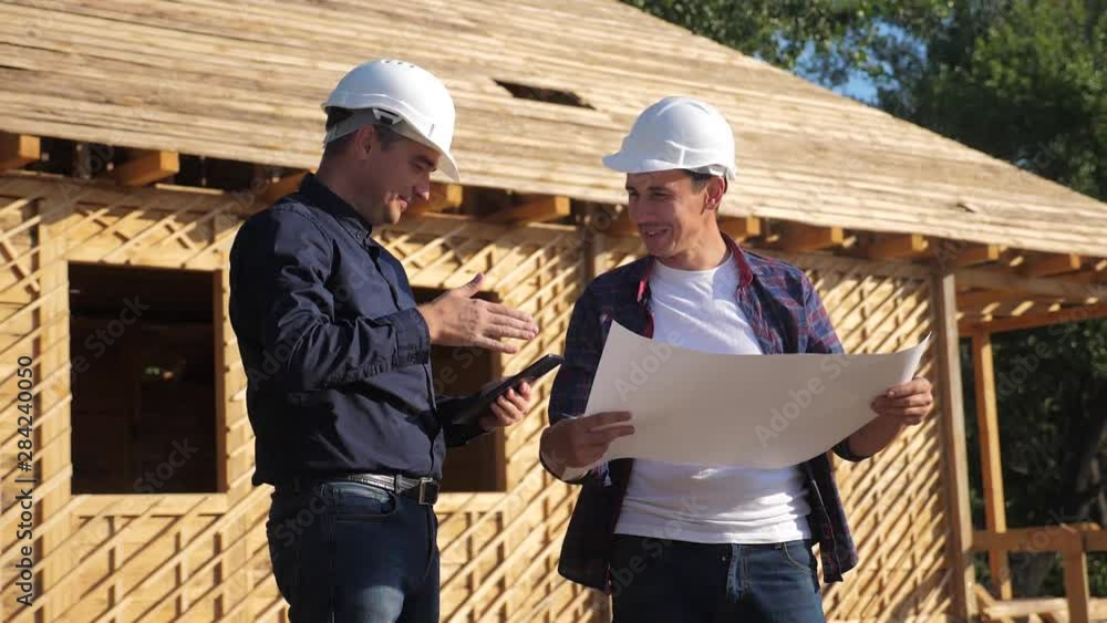 teamwork. concept building constructing architect slow motion video ...