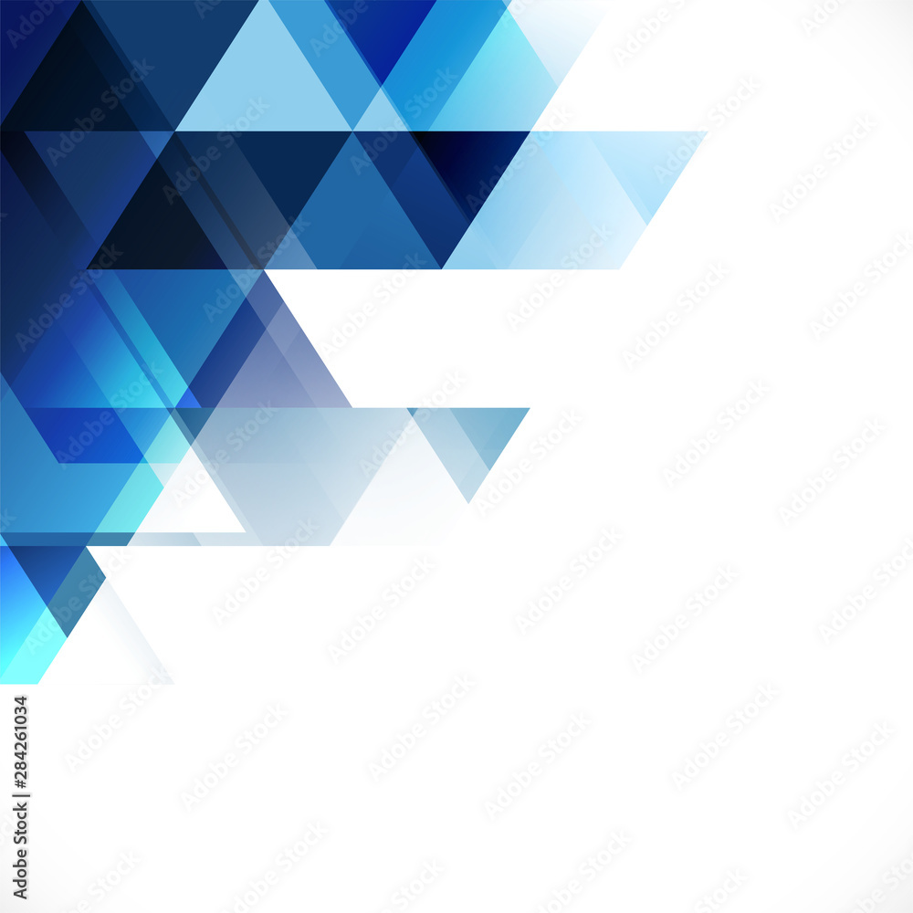 Abstract blue tone geometric layout template and modern overlapping ...