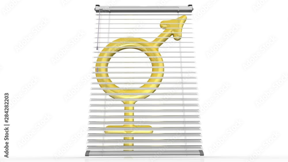 Hidden symbol of bigender. The golden symbol of the bigender stands ...