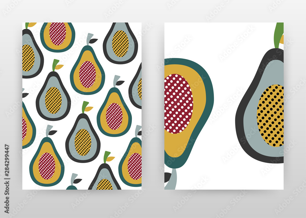 Colorful pear seamless texture pattern design for annual report ...