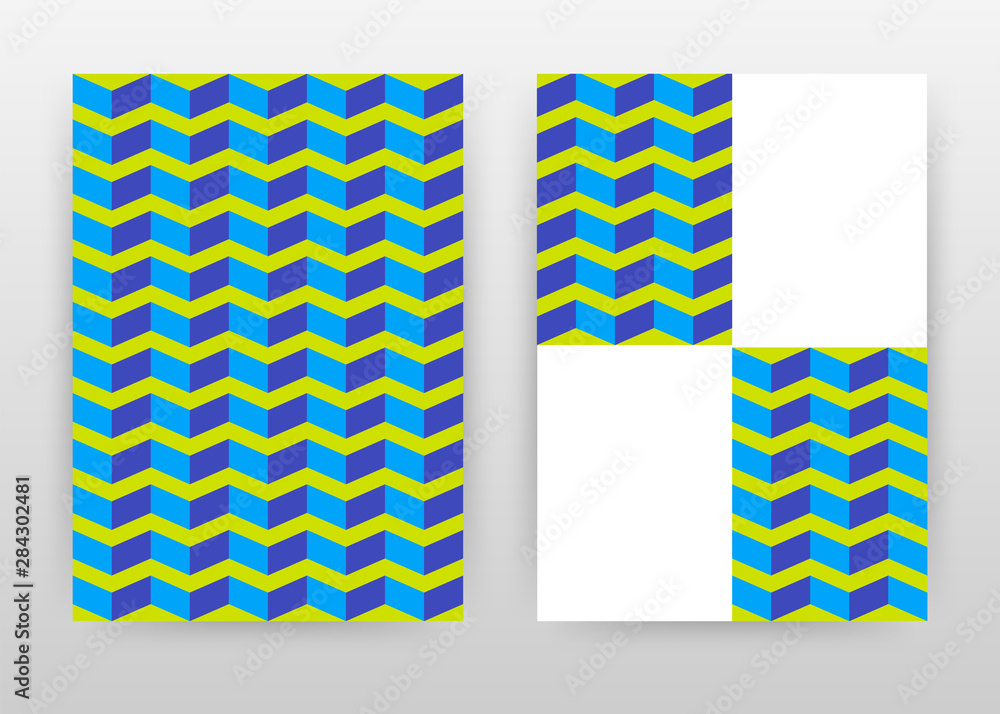 Zig zag wave seamless texture design for annual report, brochure, flyer ...