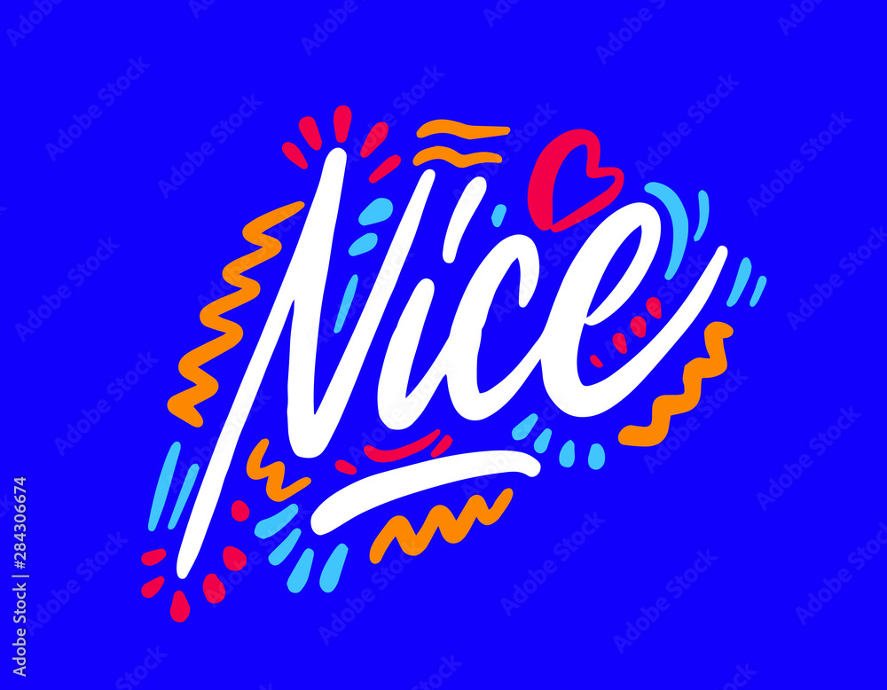 Nice handwritten city name.Modern Calligraphy Hand Lettering for ...