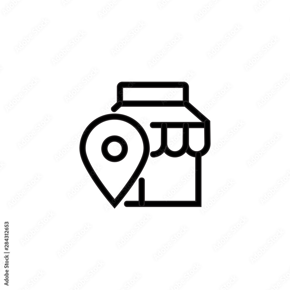 Merchant Black And White Icon