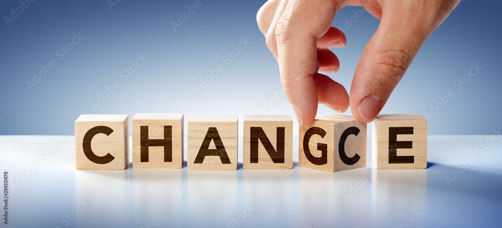 Change And Chance - Business Strategy Concept - Text On Wooden Blocks ...