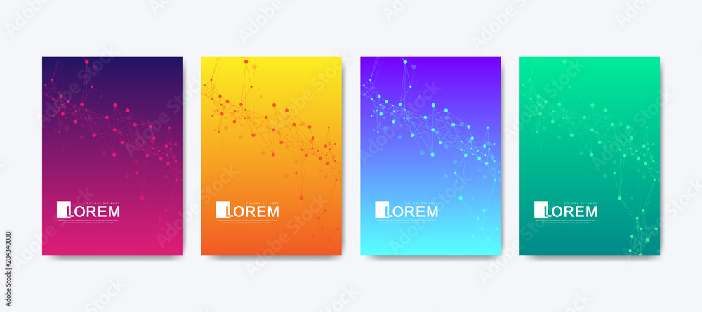 Modern Health care cover template design for a report and medical ...