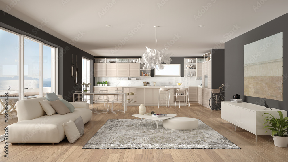 Penthouse Contemporary Living Room