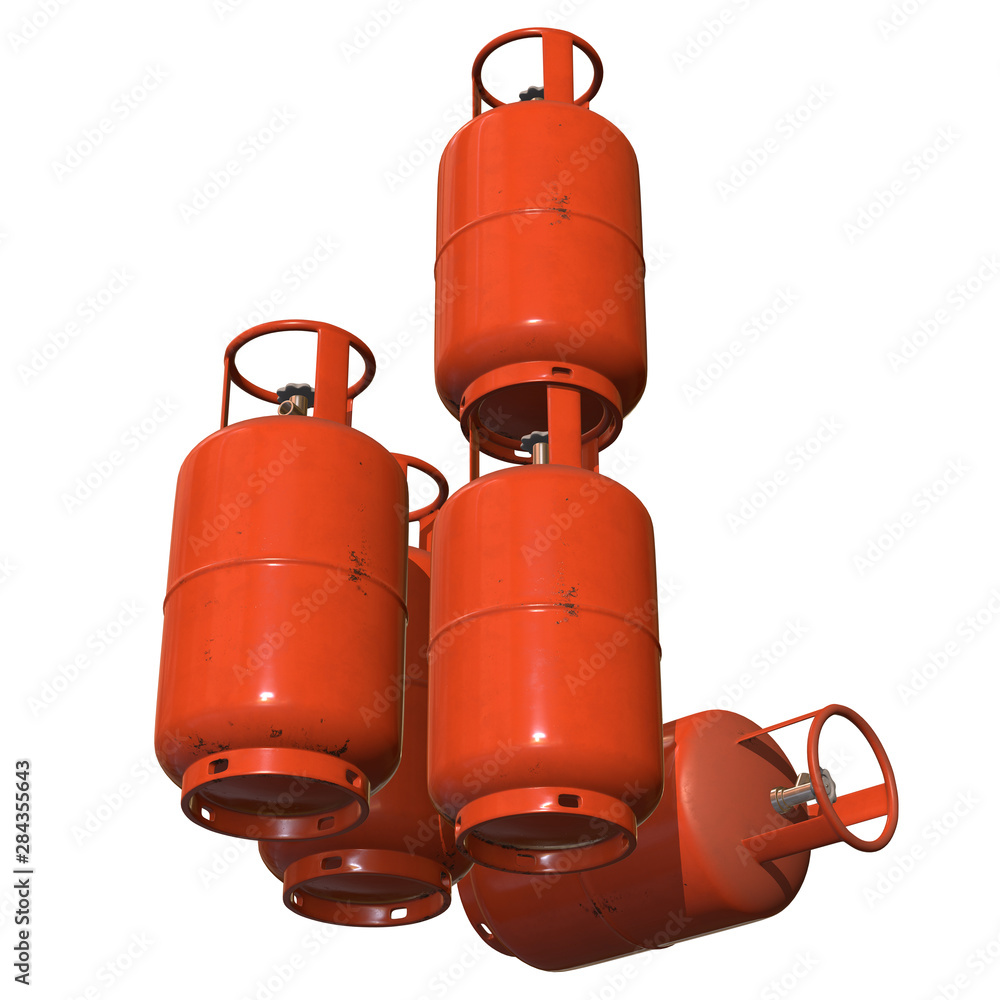 Gas cylinder lpg tank gas-bottle. Propane gas-cylinder balloon ...