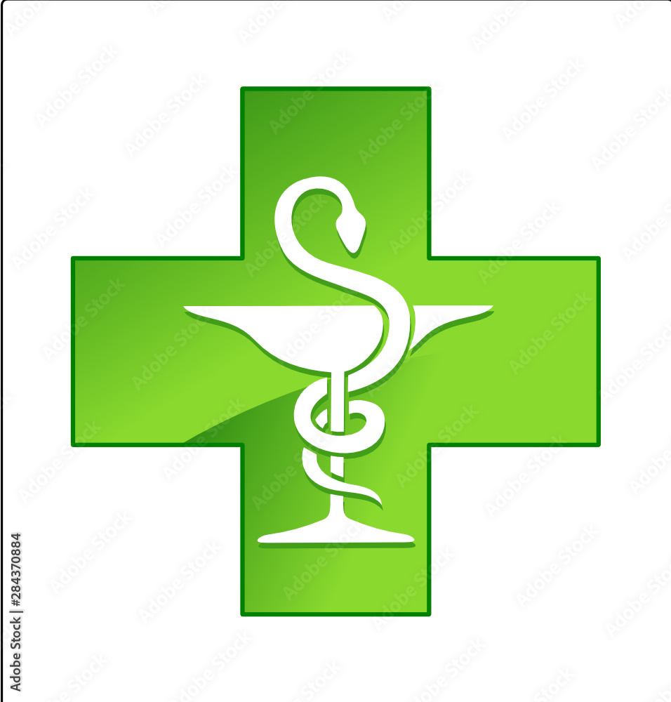 pharmacie caducée symbole Stock Vector | Adobe Stock