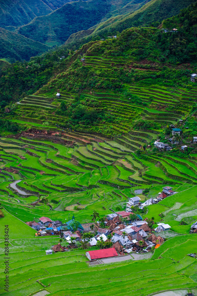 Batad rice terraces, part of the World Heritage Site Banaue, Luzon ...