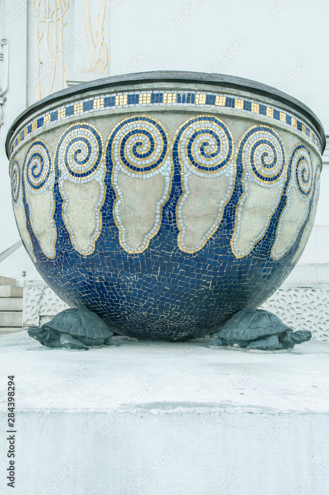 Austria, Vienna, Secession Hall Detail (Wiener Secessionsgebaude ...